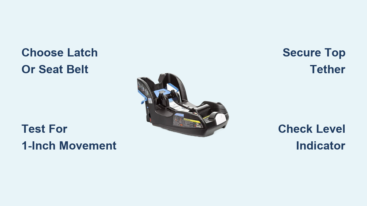 How to Install Car Seat Base: Quick Steps