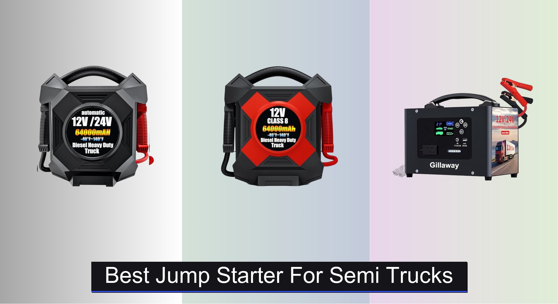 6 Best Jump Starters for Semi Trucks of 2025