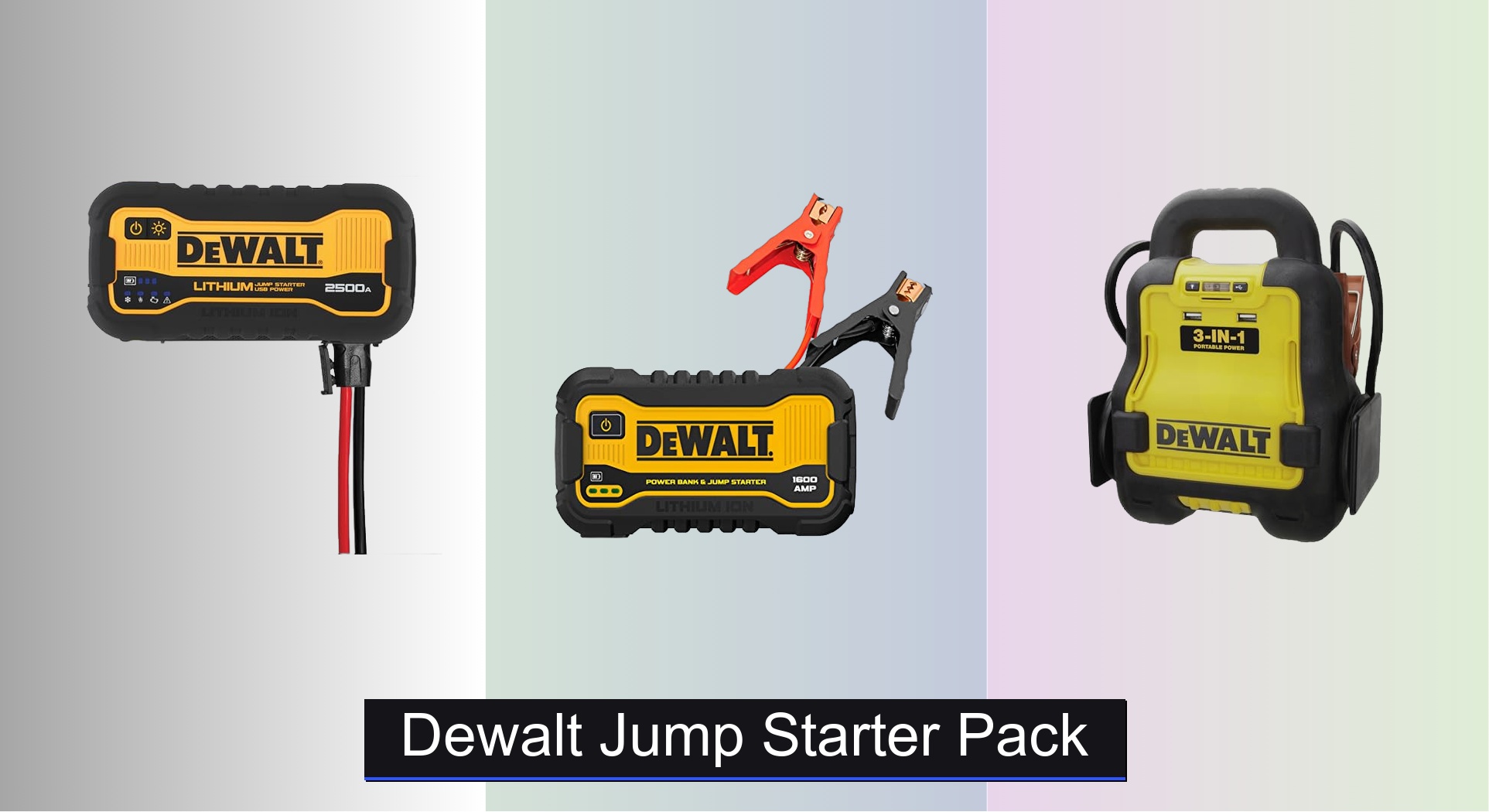 6 Best DeWalt Jump Starter Packs of 2026